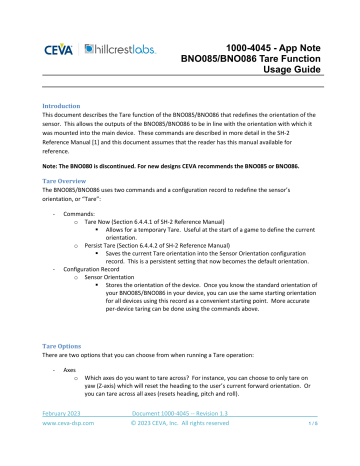 SparkFun VR IMU Breakout - BNO086 (Qwiic) Guide | Manualzz