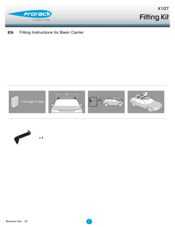 Prorack K107 Fitting Kit Instructions | Manualzz