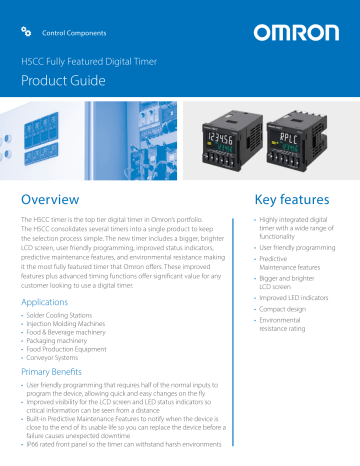 Omron H5CC Timer Guide | Manualzz