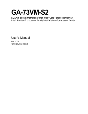 Configuring Audio Input and Output. Gigabyte GA-73VM-S2 | Manualzz