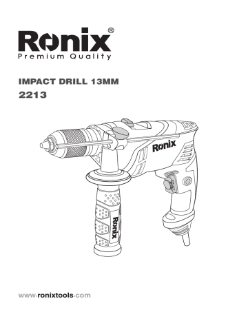 Ronix 2213 Corded Impact Drill User Manual | Manualzz