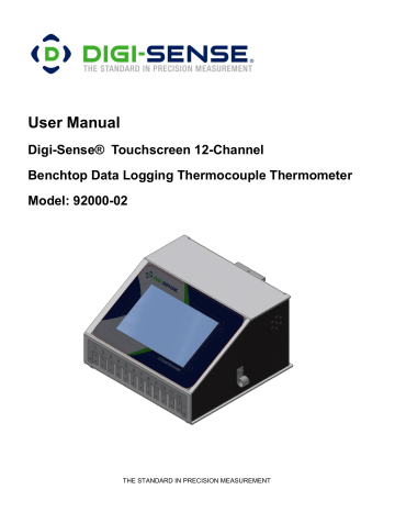 Digi-Sense Touchscreen 12 Channel Scanning Data Logging Benchtop ...