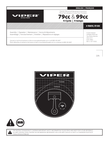 Earthquake 24734 VERSA TILLER 79CC VIPER Engine Manual | Manualzz