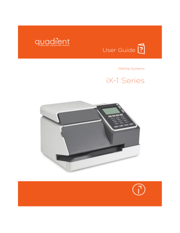 Quadient iX-1 Series User Guide | Manualzz