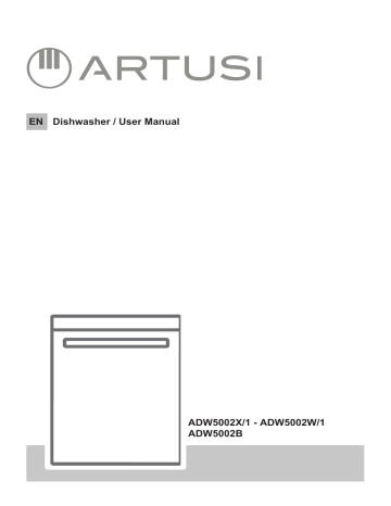 Artusi ADW5002 Freestanding Dishwasher User Manual | Manualzz