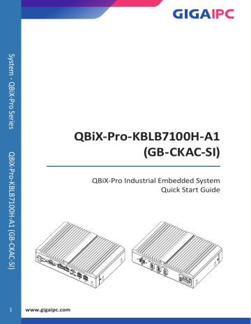 GIGAIPC QBiX-Pro-KBLB7100H-A1 Quick Reference Guide | Manualzz