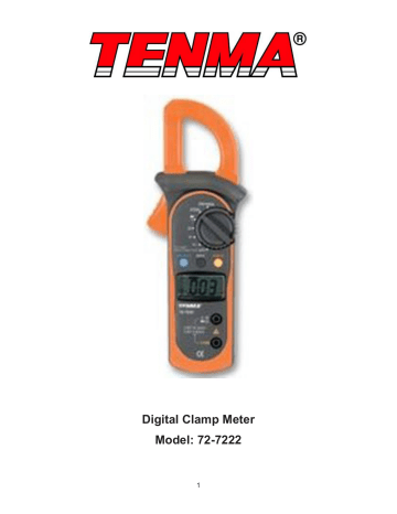 Tenma 72-7222 User Manual | Manualzz
