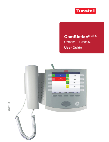 Tunstall ComStation BUS-C User Manual | Manualzz
