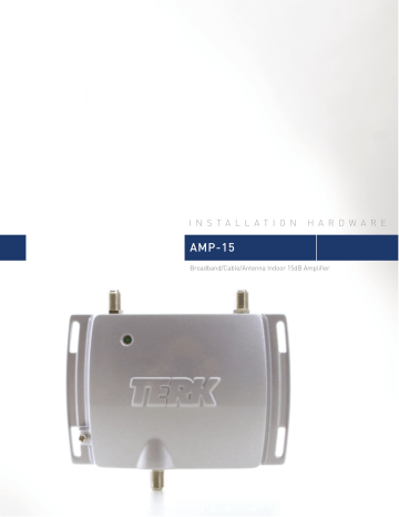 TERK Technologies AMP-15 Installation Hardware | Manualzz