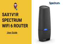 Spectrum SAX1V1R WiFi 6 Router User Guide | AI Chat | Manualzz
