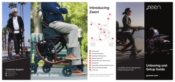 zeen Lightweight Folding Elevating Walker and Wheelchair User Guide ...