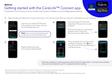 Medtronic CareLink Connect App User Guide | Manualzz
