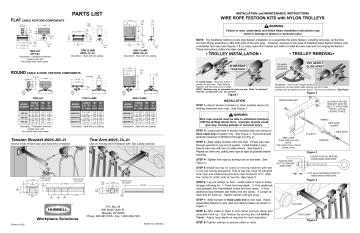 Gleason Reel Wire Rope Festoon Installation Instructions | Manualzz