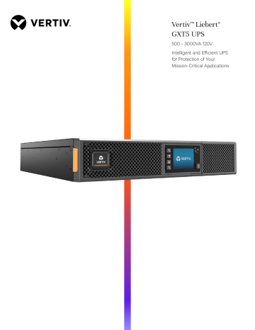 VERTIV GXT5 Liebert UPS User Manual | Manualzz