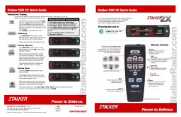 Stalker DSR 2X - Operator's manual, User Guide