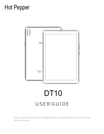 Hot Pepper HAOVM DT10 Tablet User Guide | Manualzz