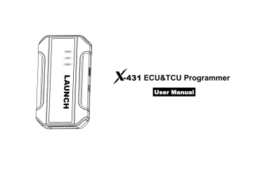 Launch X-431 ECU and TCU Programmer User Manual | Manualzz