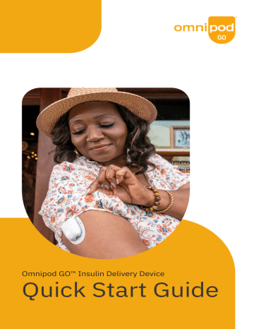 omnipod GO Insulin Delivery Device User Guide | Manualzz