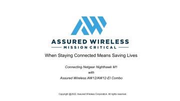 ASSURED WIRELESS AW12-EI Ethernet Converter User Guide | Manualzz