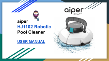 AIPER HJ1102 Robotic Pool Cleaner User Manual | Manualzz