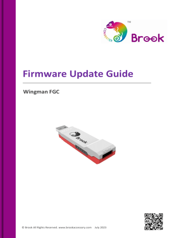 Brook Wingman FGC Converter for PS5 Fighting Game User Guide | Manualzz