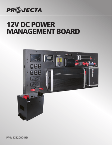 Projecta ICB2000-HD 12V DC Power Management Board User Guide | Manualzz