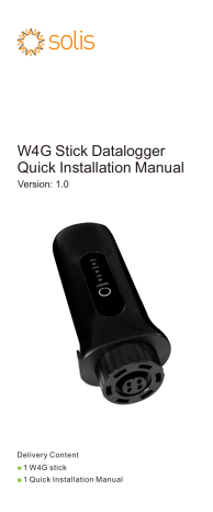 solis W4G Stick Datalogger Installation Guide | Manualzz