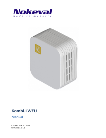 Nokeval Kombi-LWEU Economical Multi-Sensor Instructions | Manualzz