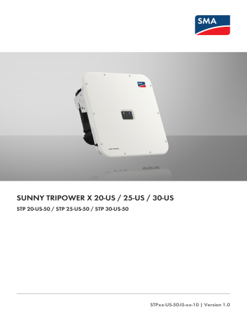 SMA STP 20-US-50 Sunny Tripower Inverter Installation Guide | Manualzz