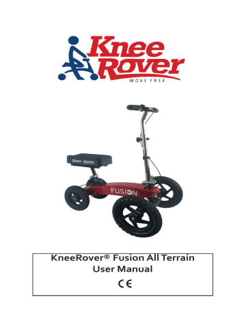 KneeRover All Terrain Fusion Knee Scooter User Manual | Manualzz