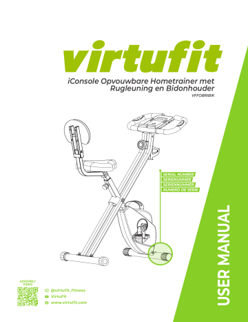 virtufit VFFOBRIBIK iConsole Home Trainer User Manual | Manualzz