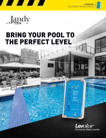 Jandy K1100CKA Levolor Series Electronic Water Leveler User Manual ...