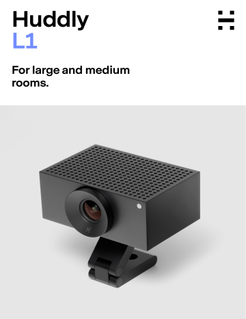 Huddly L1 Collaboration Camera Owner’s Manual | Manualzz