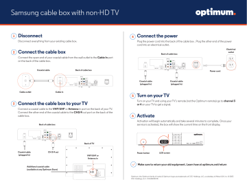 Optimum Cable Box Guía del usuario | Manualzz