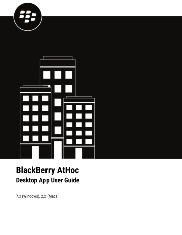 BlackBerry AtHoc Desktop App User Guide | Manualzz