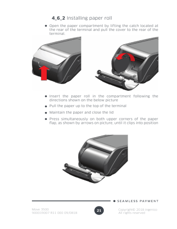 ingenico Move 3500 Mobile Payment Terminal User Manual | Manualzz