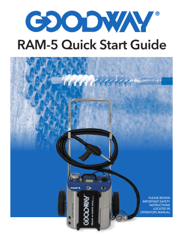 goodway RAM-5 Chiller Tube Cleaner User Guide | Manualzz