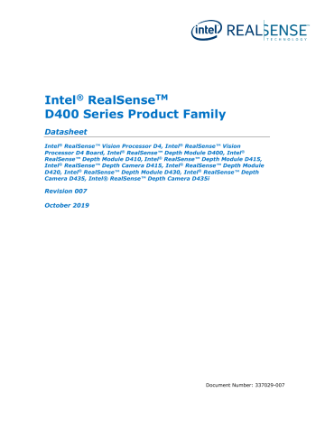 Seeed Intel RealSense Depth Camera D435i User Manual | Manualzz
