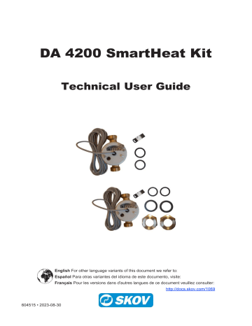 Skov DA 4200 SmartHeat kit Technical User Guide | Manualzz