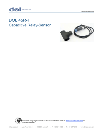 Skov DOL 45R T-sensor Technical User Guide | Manualzz