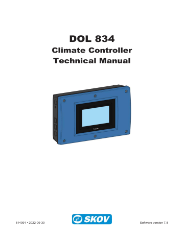 Skov DOL 834 climate Owner's Manual | Manualzz
