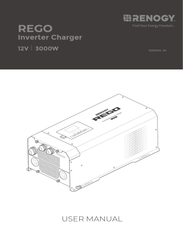 Renogy 3000W REGO Inverter Charger User Manual | Manualzz