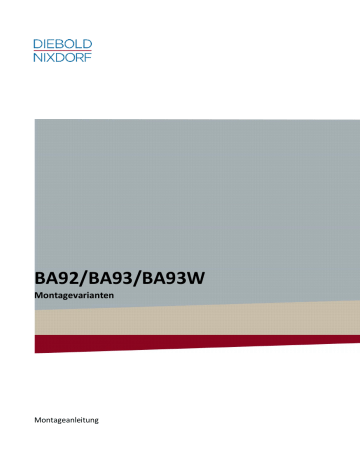 Diebold Nixdorf BA9x Installation manual | Manualzz