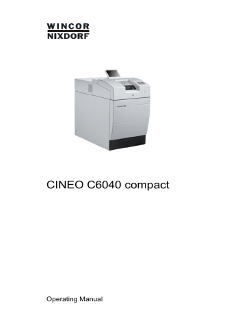 Diebold Nixdorf CS 6040 Operating Manual | Manualzz