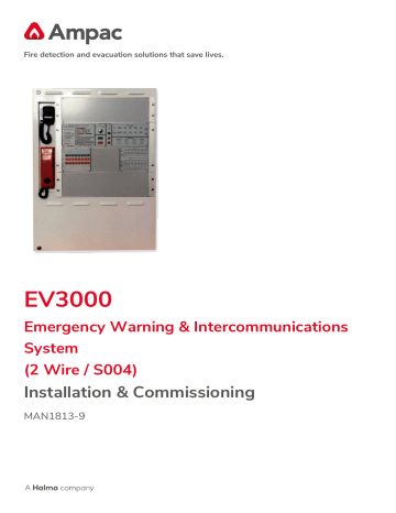 Ampac EV3000 Install & Commission Manual | Manualzz