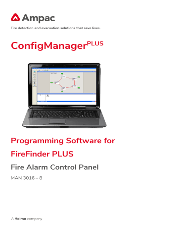 Ampac FireFinder PLUS AS ConfigManager PLUS Owner's Manual | Manualzz