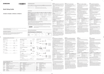 Samsung VM55B-U 55" FULL HD SKJERM INNENDØRS Product Manual | Manualzz