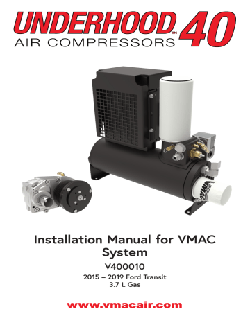 VMAC V400010 UNDERHOOD40 Installation Manual | Manualzz
