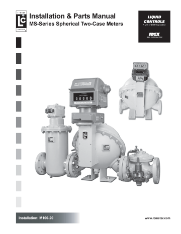 Liquid Controls MS Meters Manual | Manualzz