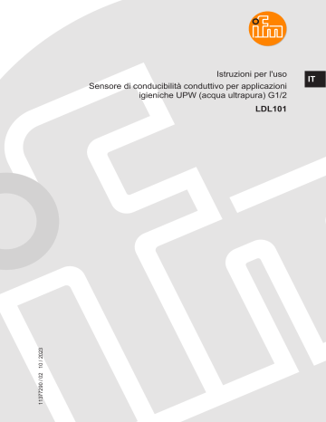 IFM LDL101 Conductive conductivity sensor Istruzioni per l'uso | Manualzz